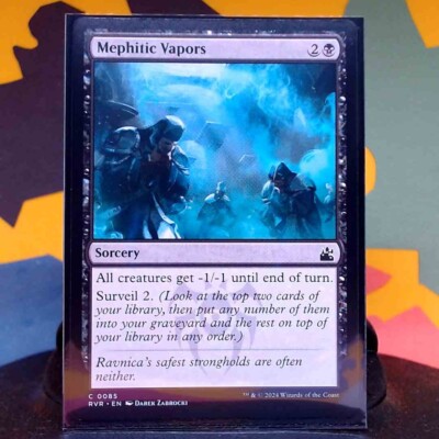 MTG Mephitic Vapors Unplayed Magic The Gathering Ravnica 2024 TCG Draft ...