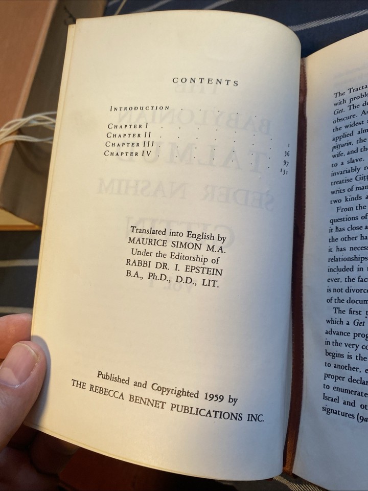 Babylonian Talmud Hebrew-English Complete 57 Volumes, Soncino ...