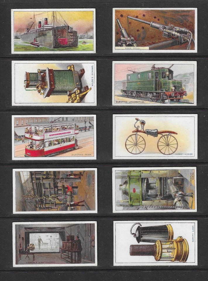 Wills 1926 FAMOUS INVENTIONS set cigarette cards | eBay