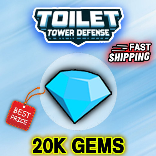 20K Gems 💎 Toilet Tower Defense ~ TTD Gems ~ TTD ~ Gems 💎 CHEAP PRICE ...