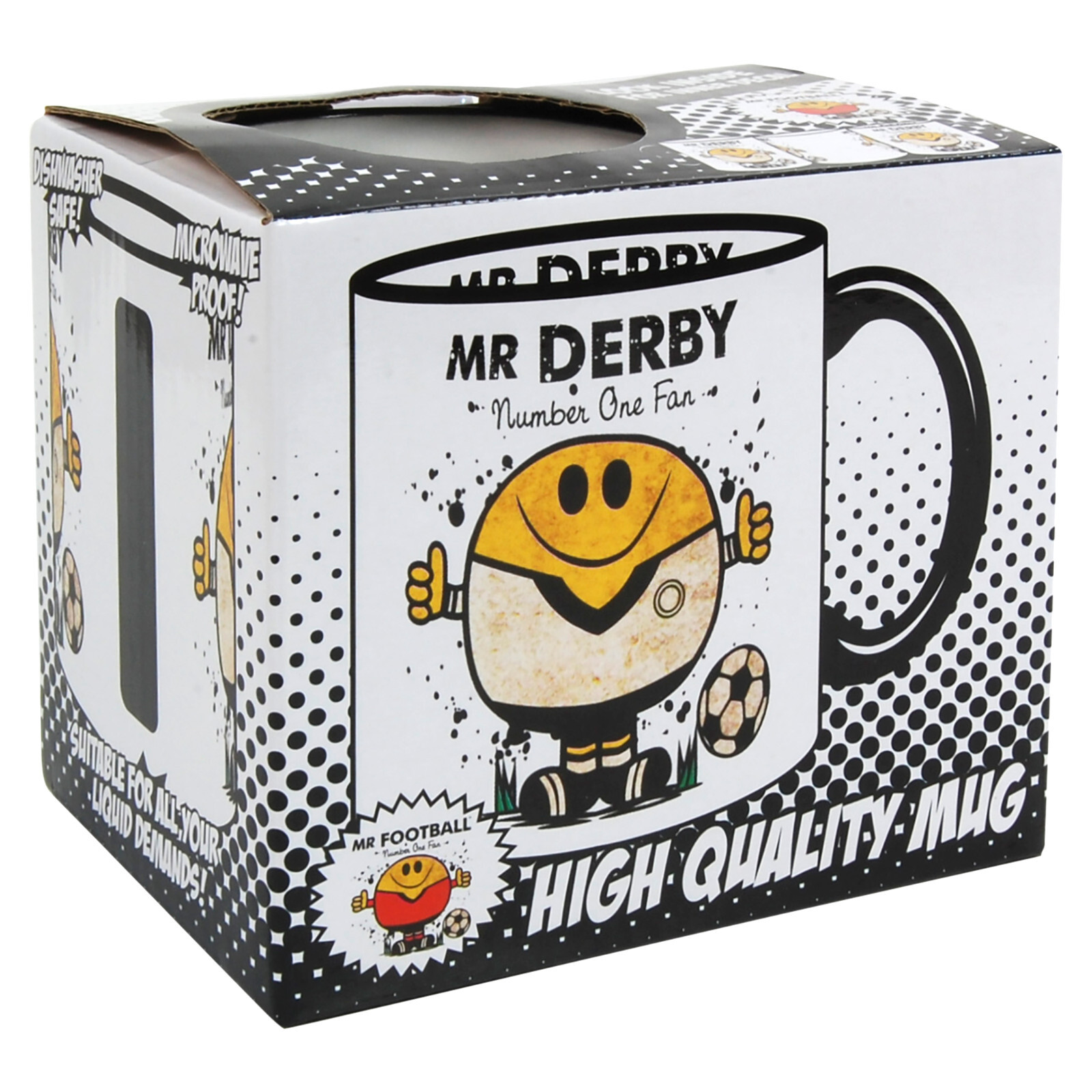 Mr DERBY MUG. Present idea for COUNTY fan football | eBay UK