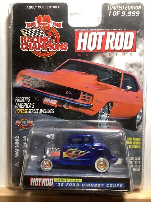 Hot Rod Magazine Racing Champions #134: '32 Ford Highboy Coupe - Box ...