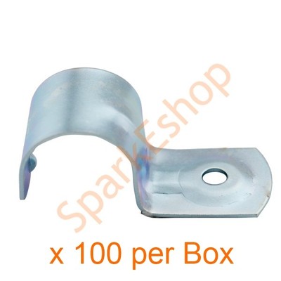 25 mm Half Saddle for securing Electrical Conduit (Box of 100). Free ...