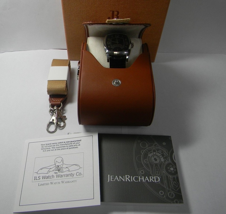 Jean Richard TV SCREEN SECONDE RETROGRADE Watch 45016-11-11A-61A | eBay