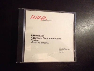 Avaya PARTNER Advanced Communications System Release 4.0 Documentation ...