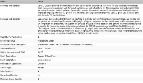 Oxygen Sensor Downstream Denso for 1993-1998 TOYOTA SUPRA L6-3.0L | eBay