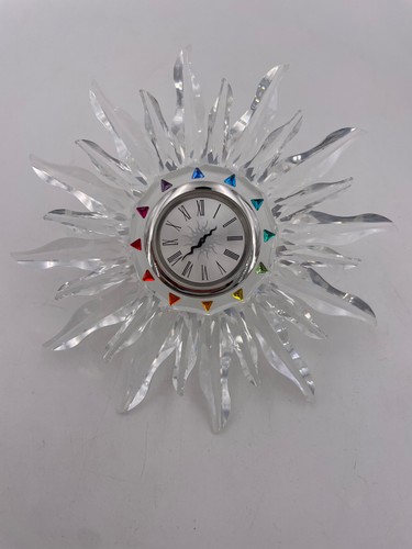 Swarovski Crystal Memories-Solaris Table Clock- #221626 | eBay