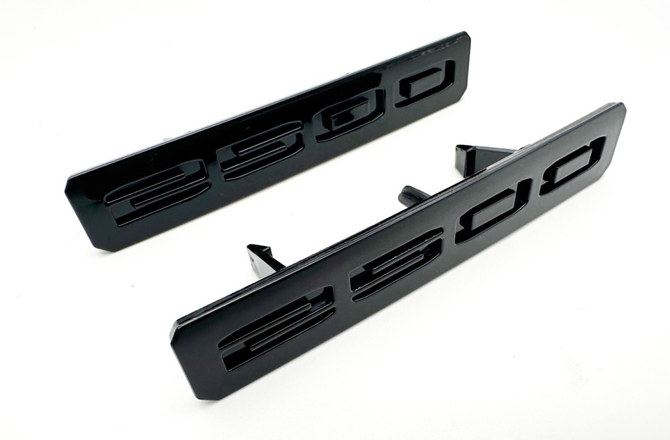 Gloss Black Front Bumper Fascia Fender 2500 Emblems 2024+ GMC SIERRA ...