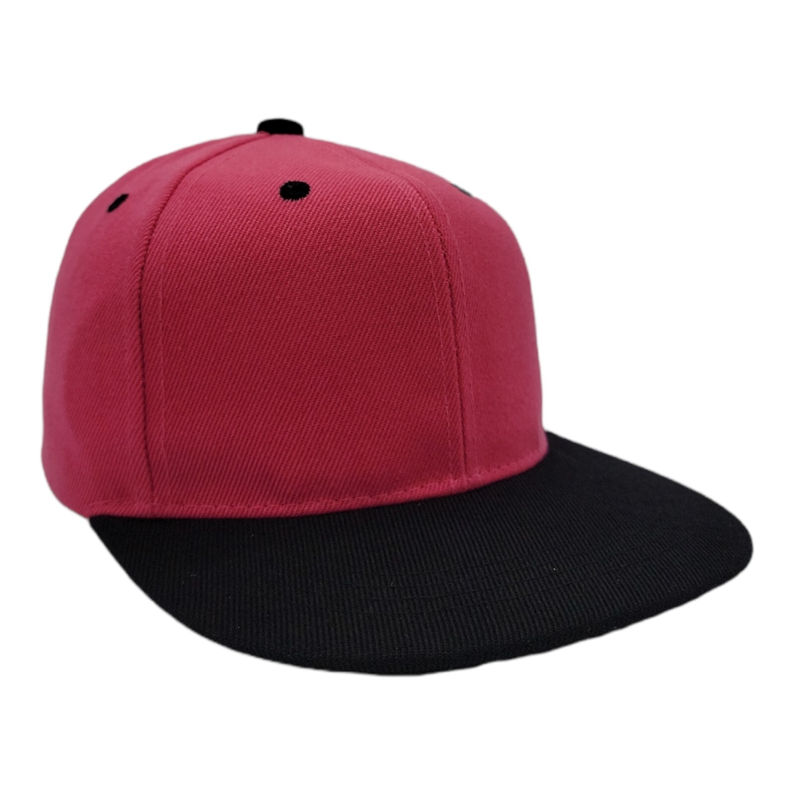 Youth Kids Flat Bill Snap back Hat Solid Colors Baseball Cap - Boys ...