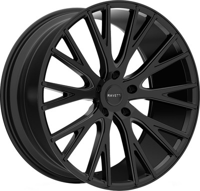 22 inch 22x10 RAVETTI M12 SATIN BLACK wheels rims 5x115 +20 | eBay