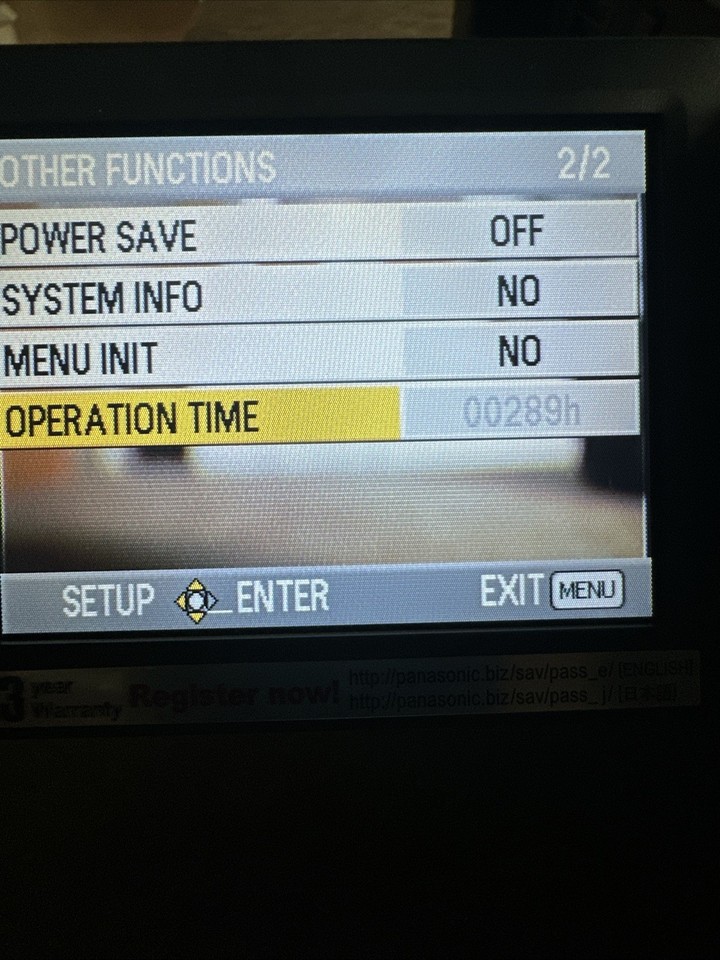 289 Hours Panasonic AG-HMC150P AVCAM 3CCD Pro Video HD SDHC Camcorder ...