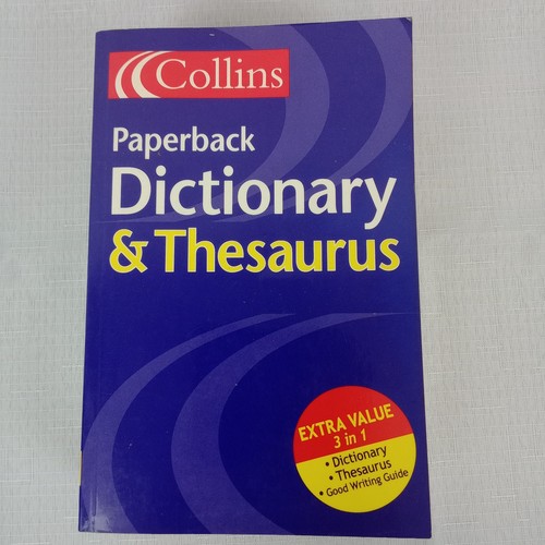 Dictionary and Thesaurus Collins Paperback Extra Value 3 in 1 | eBay ...