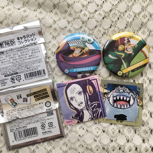 Onepiece Character Badge Collection Square Stickers Ussop Robin Fran ...