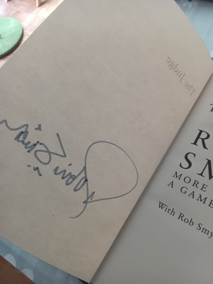 ROBIN SMITH THE JUDGE SIGNED 2019 | eBay UK