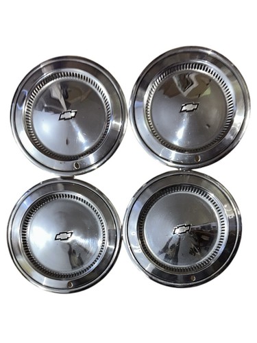 FOUR Vtg. 1953 53 CHEVROLET CHEVY IMPALA BEL AIR NOMAD WHEEL COVERS ...