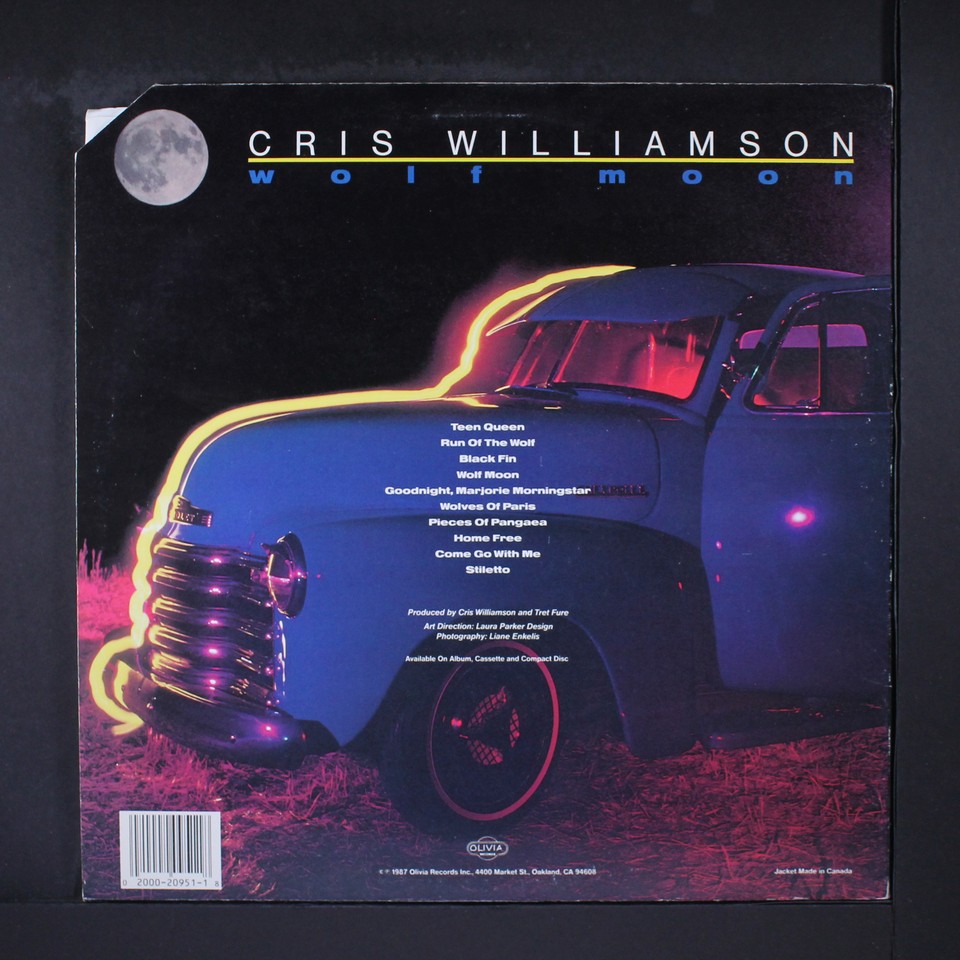 CRIS WILLIAMSON: wolf moon OLIVIA 12" LP 33 RPM | eBay