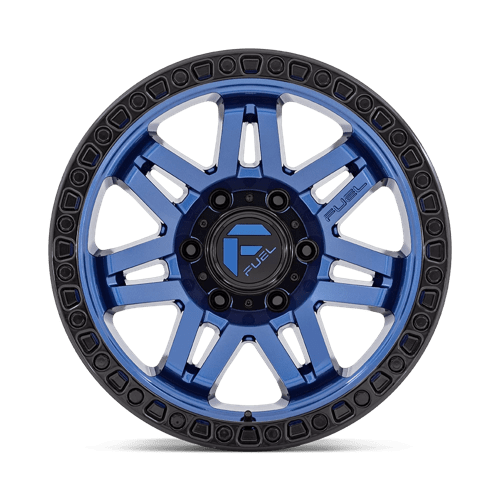 17X9 Fuel 1PC D813 SYNDICATE 6X5.5 1MM DARK BLUE WITH BLACK RING | eBay