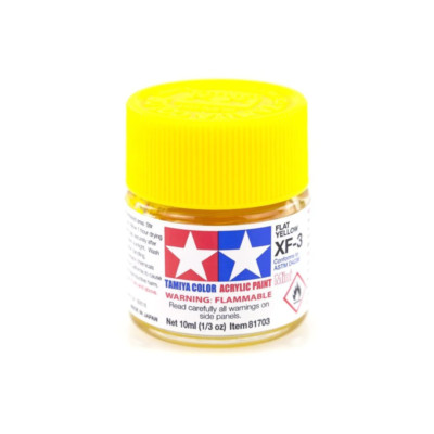 Tamiya XF-3 Flat Yellow Flat Acrylic Paint 10ml 81703 | eBay Australia