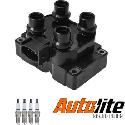 Ignition Coil + Autolite Platinum Spark Plug For 1989-01 Ford Ranger 2 ...