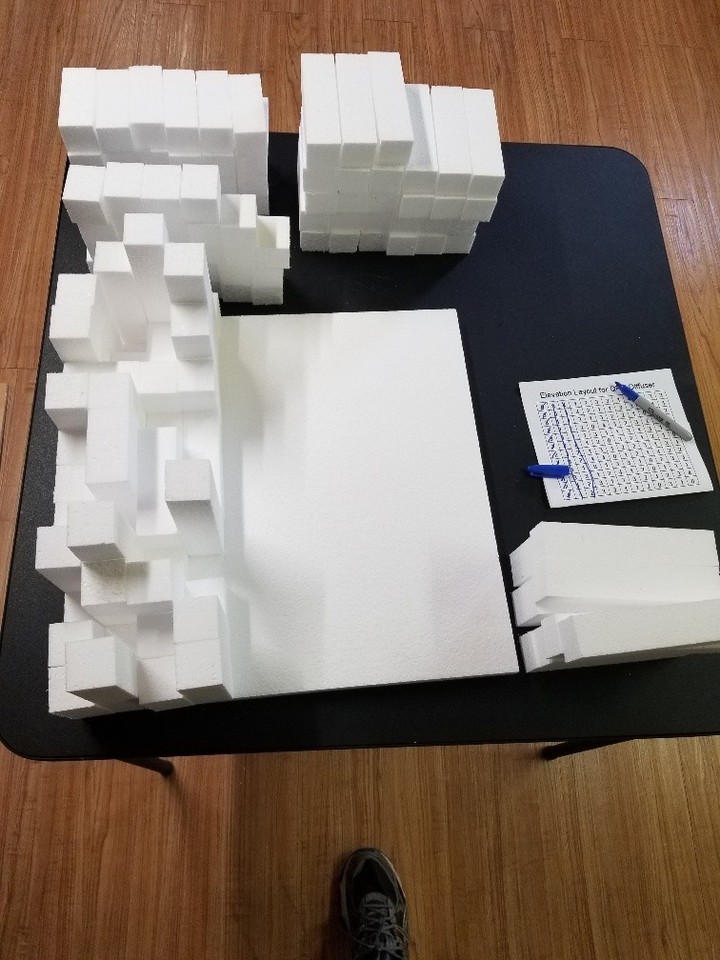 DIY 2lb Acoustic Ceiling Sound Diffuser Skyline Recording Studio ...