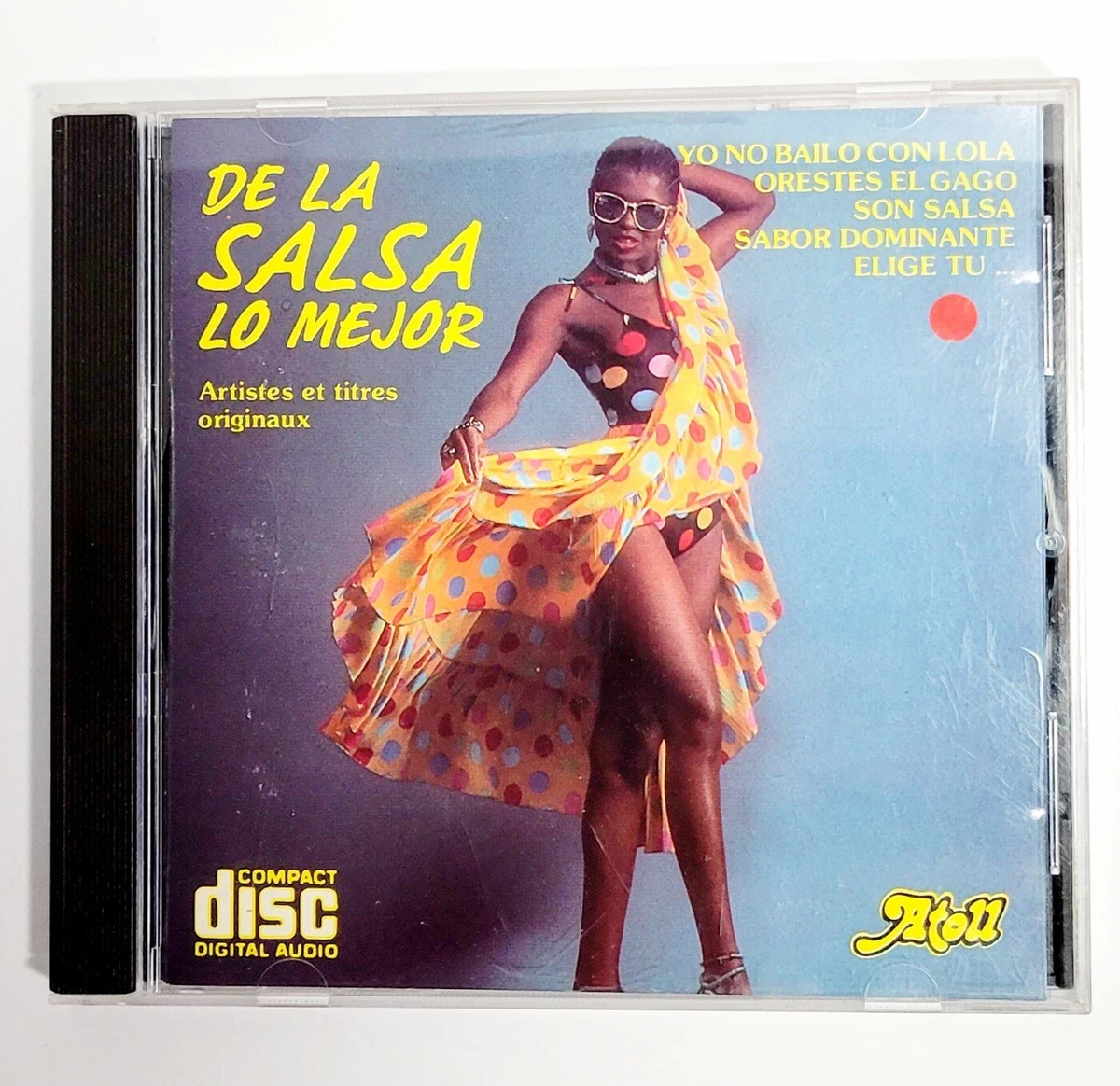 De La Salsa Lo Mejor 1987 Salsa Compilation CD Atoll Music Paris France Disc EUC smadiasoft.com