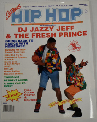Serious Hip Hop Magazine February 1992 Issue 11"x14" oversized Rap DJ ...