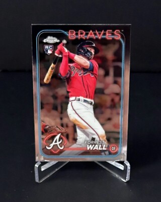2024 Topps Chrome Forrest Wall Rookie Card Atlanta Braves #176 | eBay