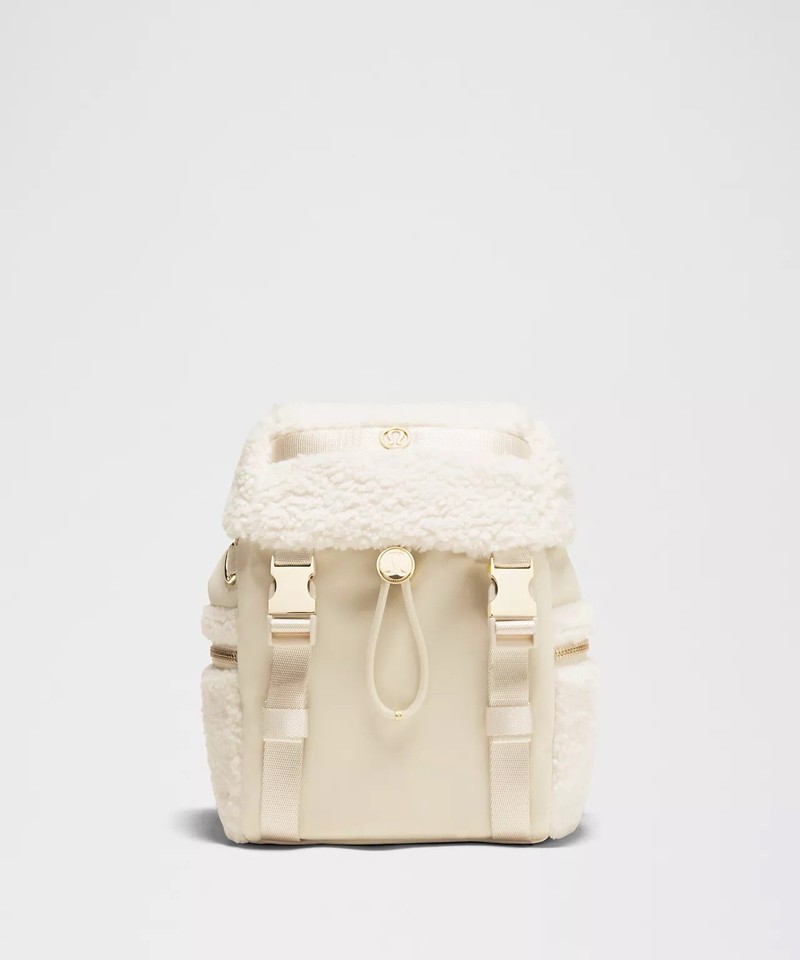 Lululemon Wunderlust Backpack Mini 3LFleece- Natural Ivory/Light Ivory ...