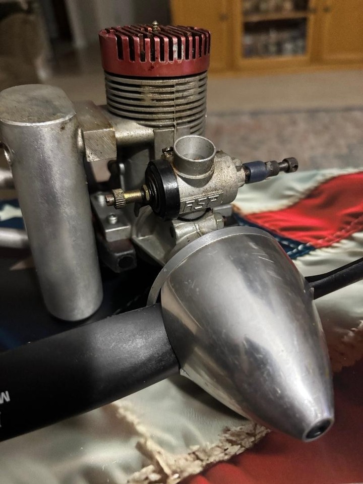 ASP 1.08 “Red Head” Nitro RC Engine – Powerful, Beautiful, Free‑Turning ...