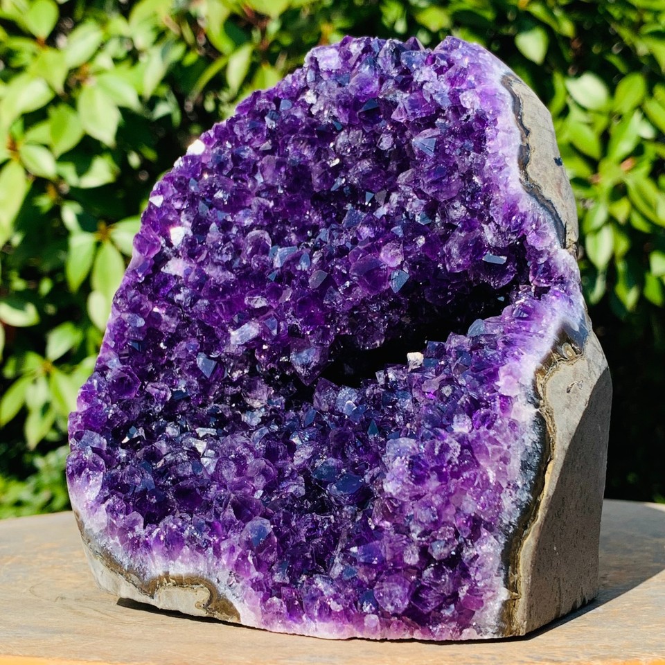 2.95LB Natural Amethyst geode quartz cluster crystal specimen Healing ...