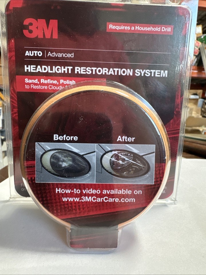 3M Headlight Lens Restoration System, 39008, 1 Kit Fresh DOM 05/20/2025 ...