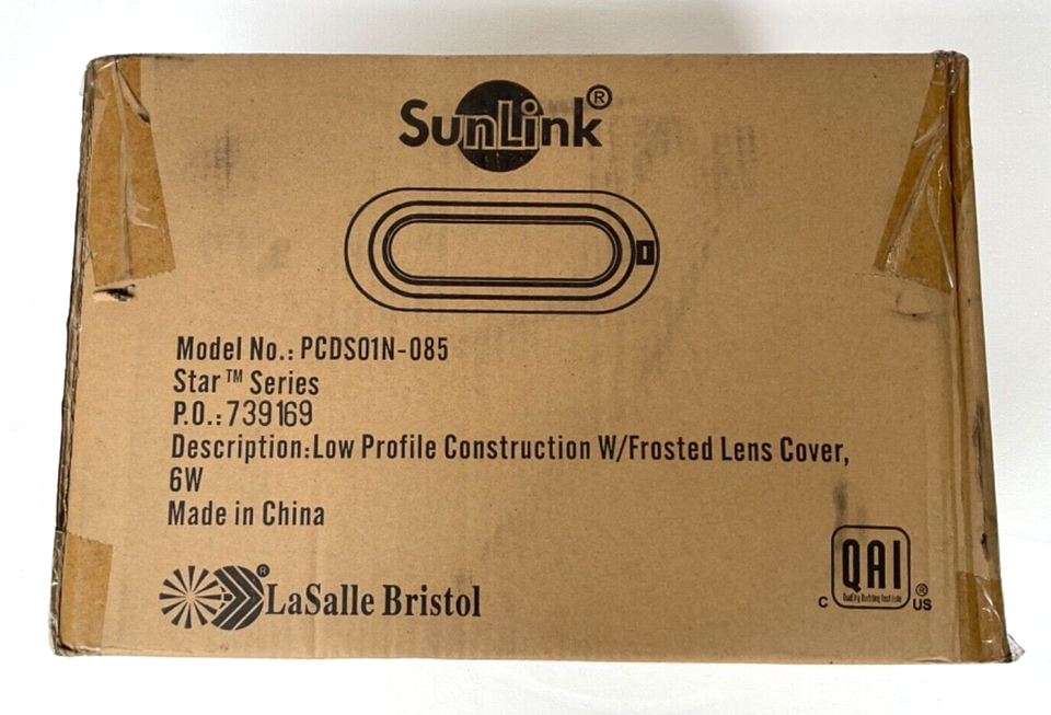 SunLink PCDS01N-085 12V 12 Diode 6W SMD LED RV Interior Dome Light ...