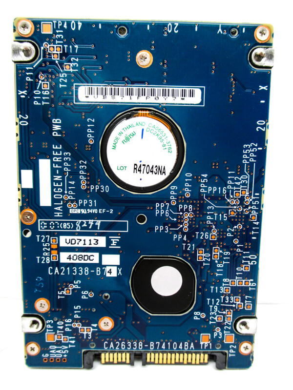 Fujitsu 80GB MHV2080BH CA06672-B25300C1 SATA Laptop Hard Drive - WIPED ...