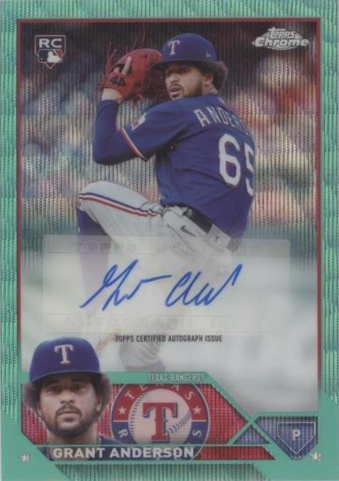 2023 Topps Chrome Update Series - Autographs Grant Anderson #AC-GAN ...