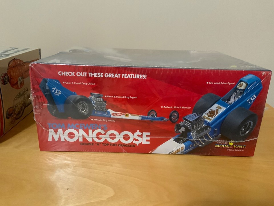 AURORA RACING SCENES FOUR FUNNY CAR DRIVERS *PLUS MONGOOSE DRAGSTER ...