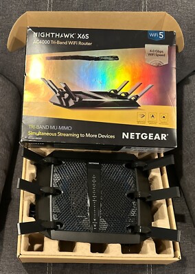 NETGEAR Nighthawk X6S Smart Wi-Fi Tri-Band Wireless Router R8000P ...