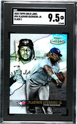 2020 Topps Gold Label #96 Vladimir Guerrero Jr. Class 1 SGC 9.5 MINT+ ...