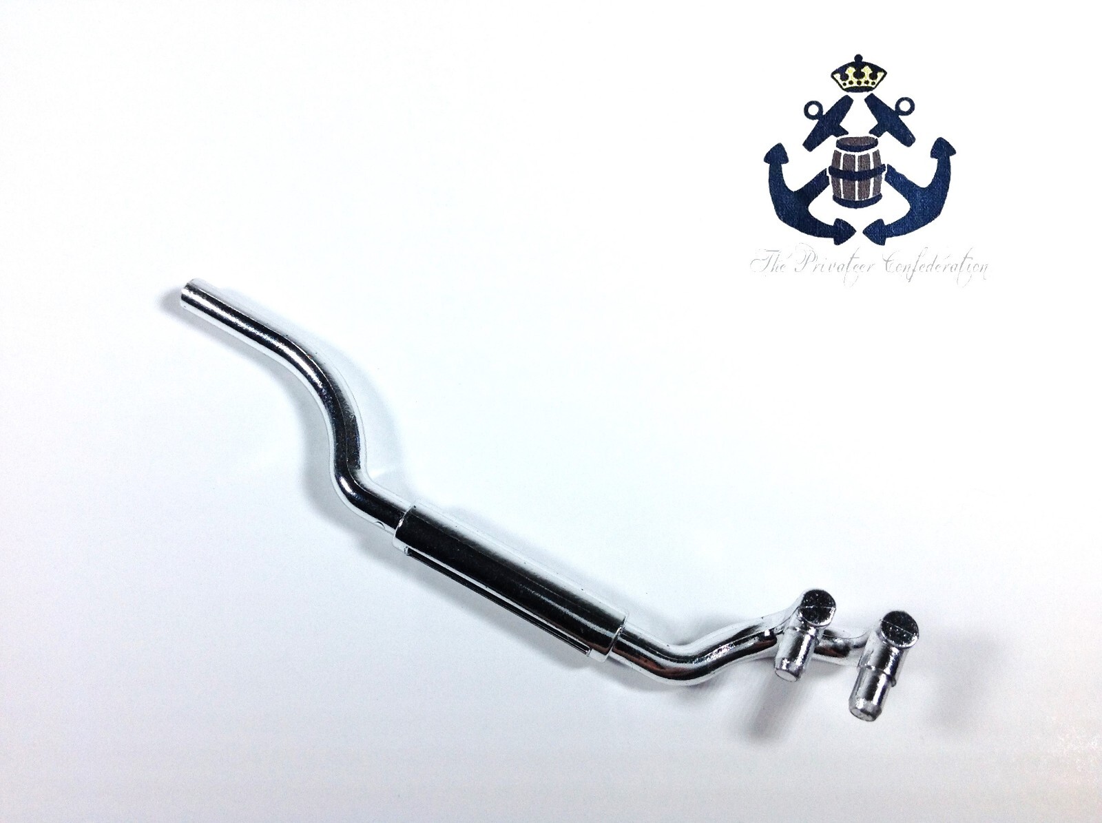 LEGO 1990s Town City Chrome Silver Vehicle Exhaust Pipe Twin Inlet 11L ...