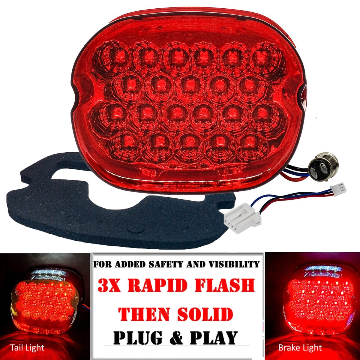 Harley Flashing Led Brake Light | Shelly Lighting