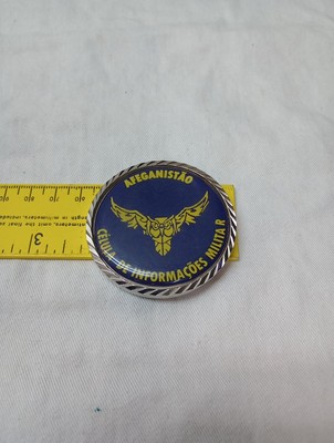 Afeganistào Célula De Informacões Militar Owl Challenge Coin | eBay