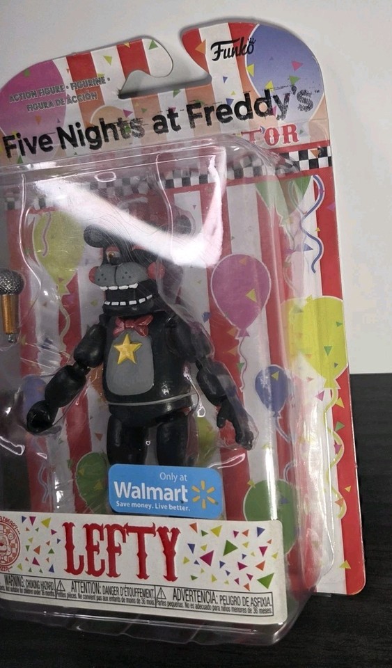 Five Nights at Freddy's FNAF Pizza Simulator LEFTY Figure Walmart ...