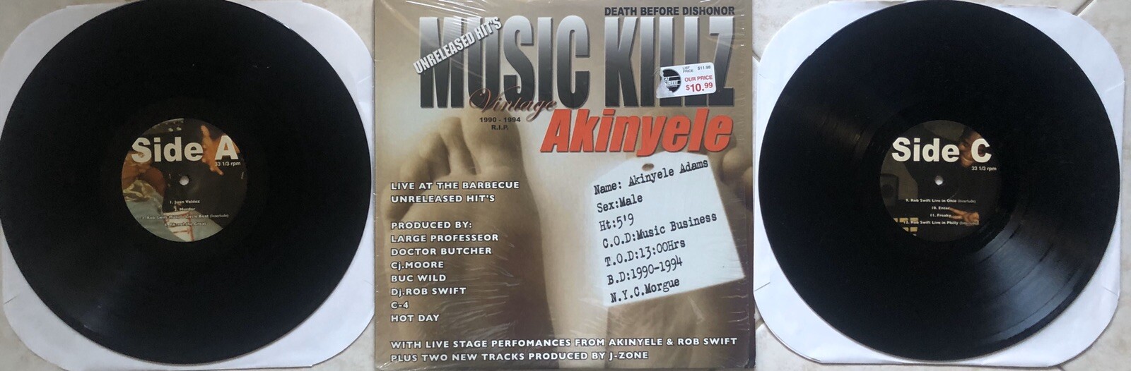 AKINYELE {Akinyele Live At The Barbecue-Unreleased Hits} Music Killz LP ...