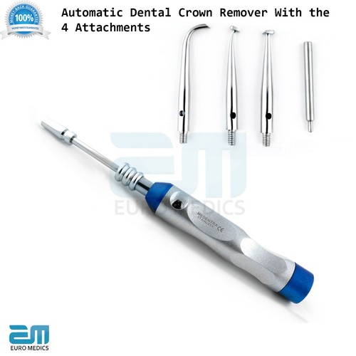 Automatic Crown Removal Gun Dentist Surgical Tool with 4 Attachments ...