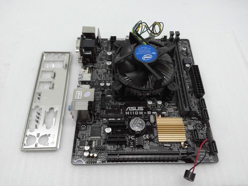 ASUS H110M-R Intel 6th/7th Gen Motherboard LGA115X DDR4+Intel CPU i3 ...