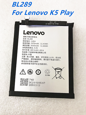 BL289 NEW Replacement Original Mobile Battery 3030mAh For Lenovo K5 ...