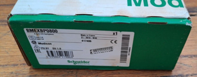 SCHNEIDER BMEXBP0800 BACKPLANE 8 SLOTS MODICON MADE IN FRANCE | eBay