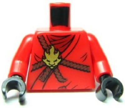 Lego Ninjago Minifigure body Torso Kai RED NINJA Minifig Part 2505 | eBay