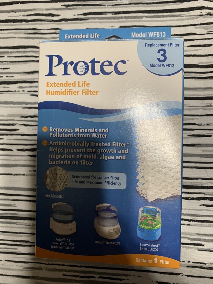 Protec WF813 Extended Life Humidifier Wicking Filter Replacement Antibicrobial 328785808131| eBay