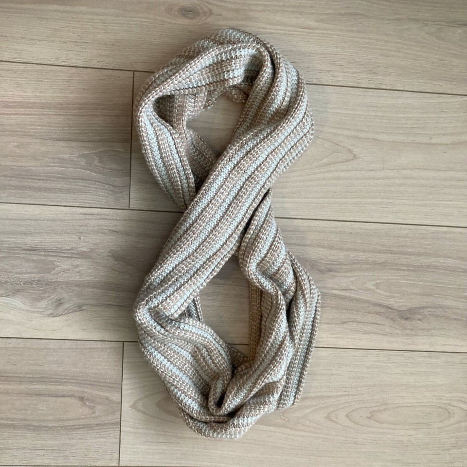 J.Crew Scarf Women’s One Size Knit Infinity Gray Lambs Wool Cashmere ...