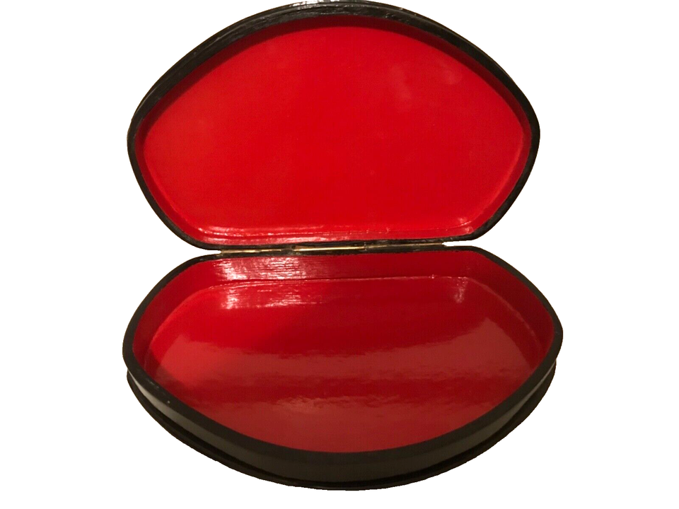 🔥 LARGE 7x4.5 GENERAL BEAR Misha RUSSIAN LACQUER BOX Nekrasov Fedoskino ...